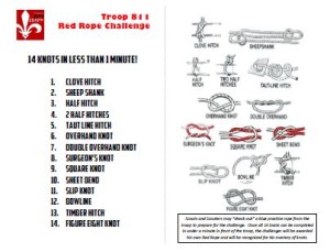 The Red Rope Challenge | Boy Scout Troop 811 – Brea, CA